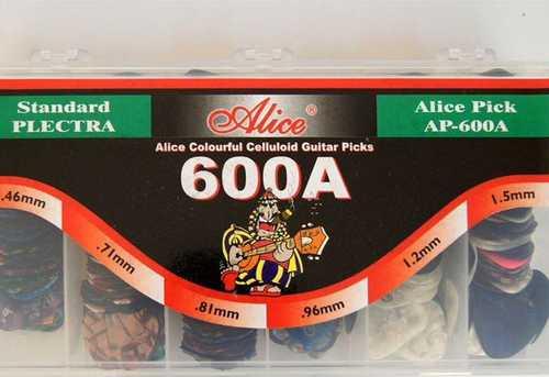 Коробка медиаторов 600шт 6 толщин Alice AP-600A