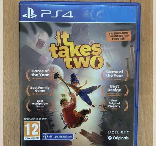 It takes two ps4 диск