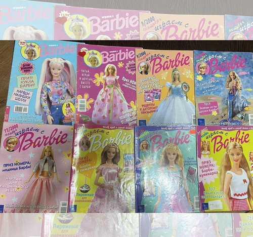 Журналы Barbie 1999, 2000, 2002