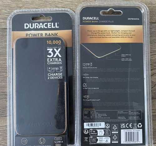 Duracell портативный аккумулятор