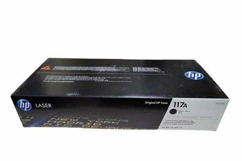 Картридж HP W2070A (117A), черный (оригинал) для H