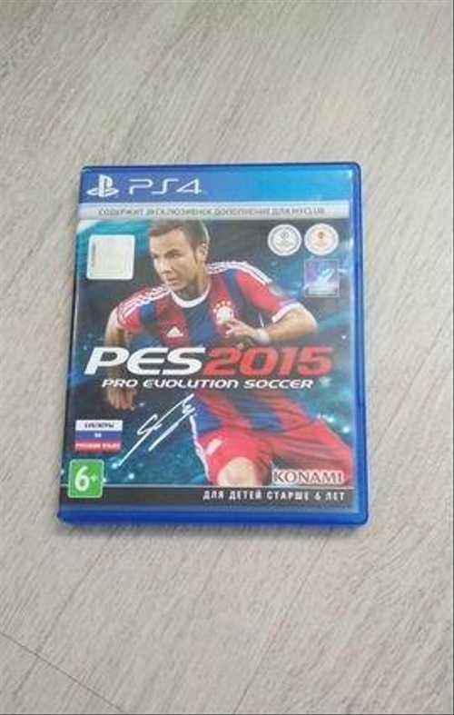 PES 2015 ps4 ps5 диск игра лицензия