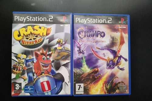Crash Nitro Kart +Легенда о Спайро PlayStation 2
