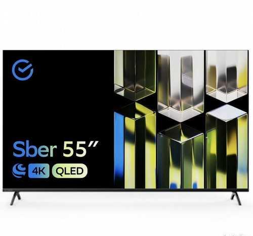 Телевизор Sber 55"(139 см) qled 4K
