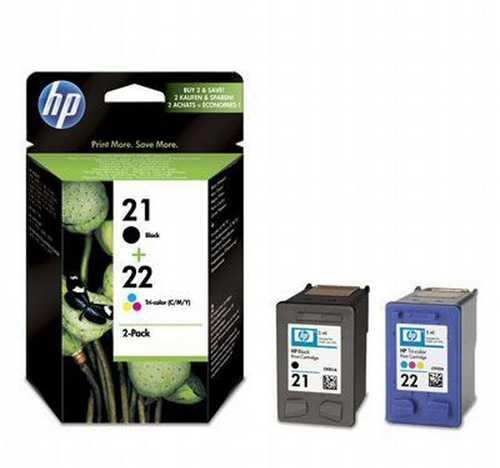 Картридж набор 21+22 для HP DJ 3920/3940, 0,190К+0