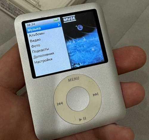 iPod nano 3 серебристый