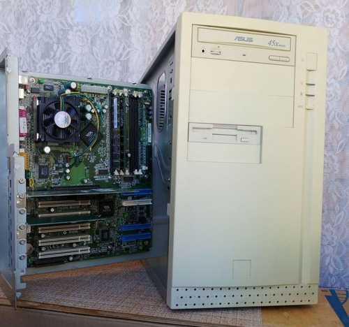 Рабочий ретро пк на Pentium 3