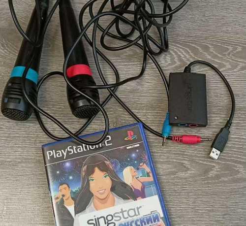 Караоке SingStar: Русский хит с 2 микрофонами ps3