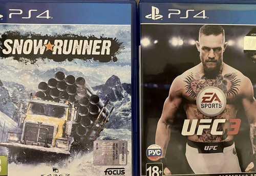 Snow runner, UFC 3 для PS4