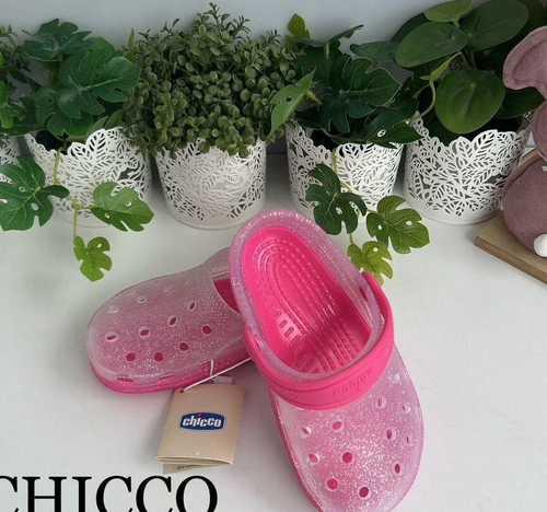 Сабо/кроксы/сланцы 25 детские Chicco, новые