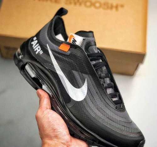 Кроссовки Nike x Off White Air Max 97 Black Cone