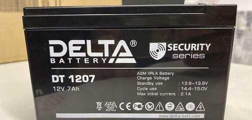 Аккумуляторная батарея Delta Bate DT1207 12V 7A/h