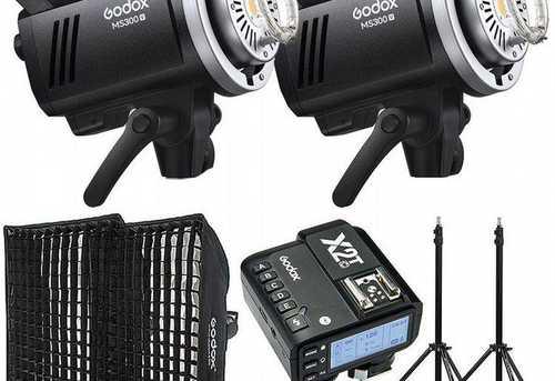 Студийный комплект Godox MS300V KIT2 DUO