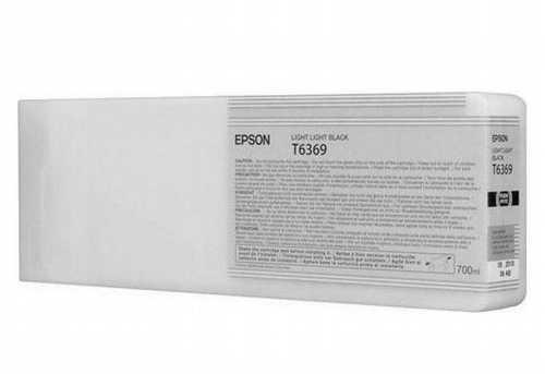 Струйный картридж Epson T6369 Светло-серый 118761