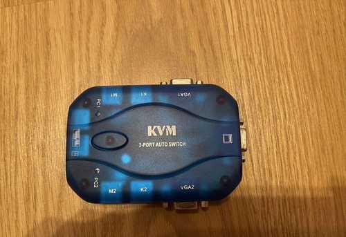 Переключатель на 2 компьютера KVM Switch