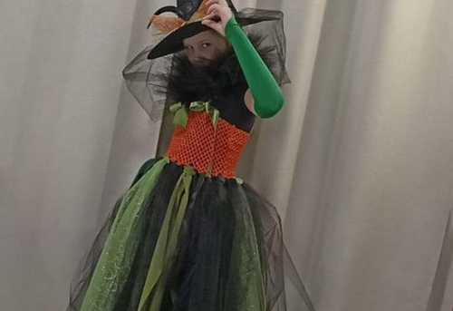 Карнавальный костюм ведьмы для девочки