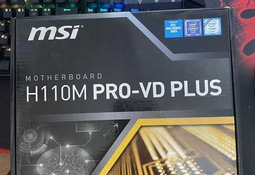 Комплект MSI h110m pro-vd plus/ i5 6600K/Кулер