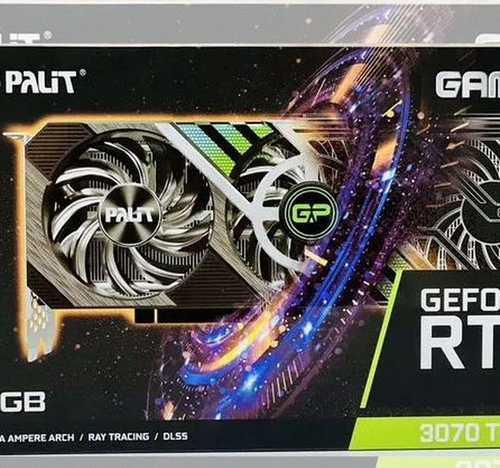 Видеокарта Palit RTX 3070 TI gamingpro