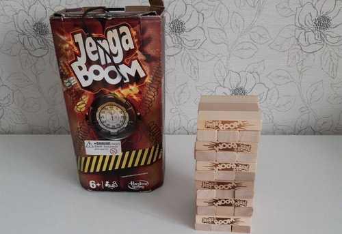 Настольная игра Jenga Boom Падающая башня таймер