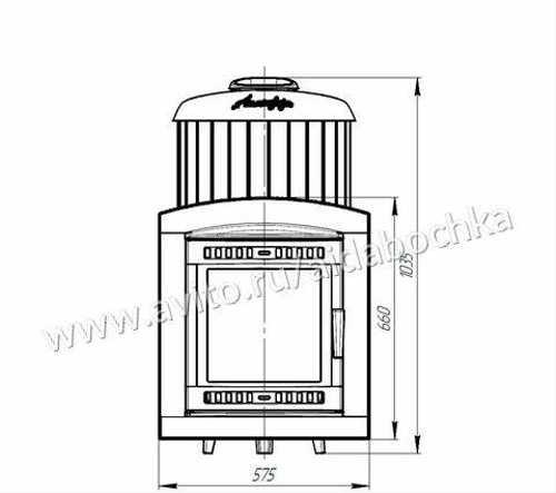 Печь для бани Атмосфера XL Окаменевшее дерево