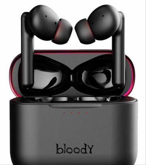 Беспроводные наушники A4Tech Bloody M90 black/red