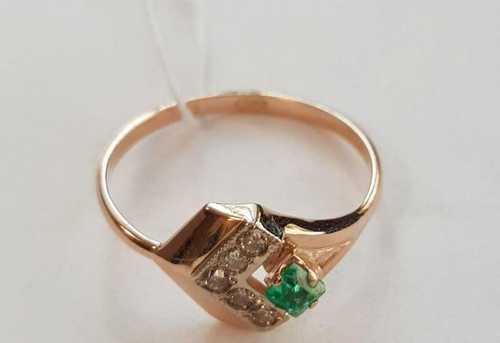 Золотое кольцо с бриллиантами (21700)*
