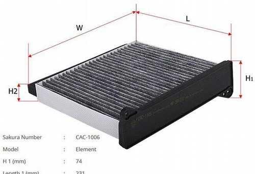 Фильтр салона Mitsubishi Grandis
