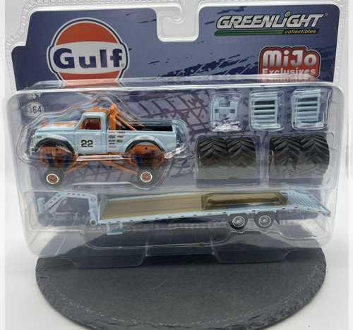 GreenLight Gulf Chevrolet K-10 Monster Truck