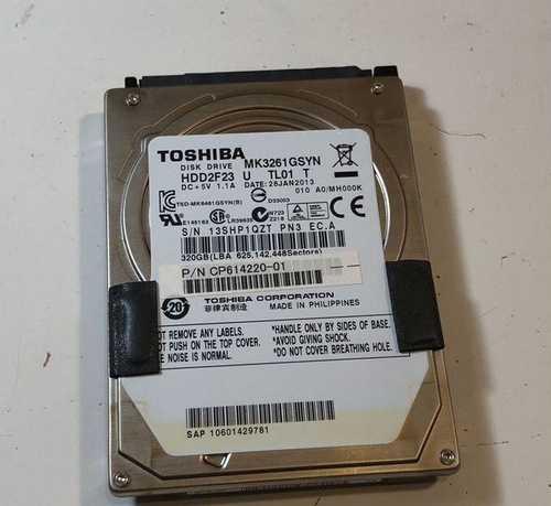 Жесткий диск для ноутбука Toshiba MK3261gsyn 320GB