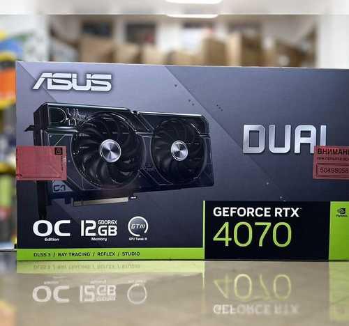 Asus RTX 4070 Dual OC Видеокарта