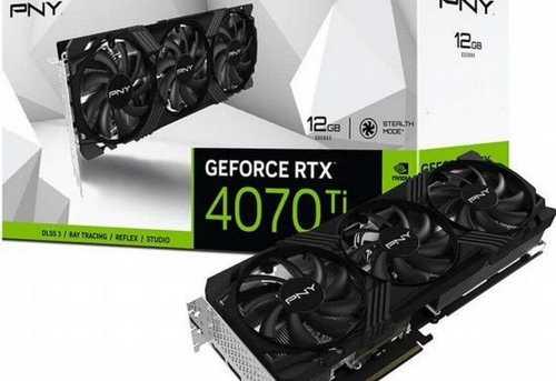 Видеокарта PNY Geforce RTX 4070 Ti Triple Fan 12GB