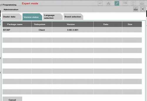 Rheingold ista-P/ista-D ista+