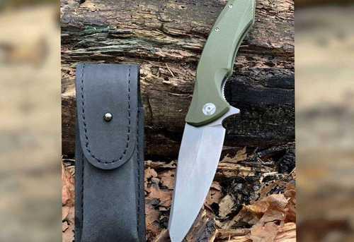 Нож складной "Hunter" черный и зеленый