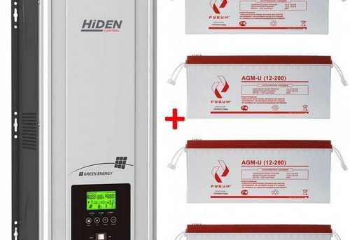 Ибп Hiden Control HPS30-5048 + Рубин AGM-U 12-200