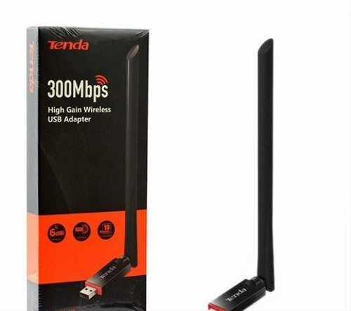Wi-Fi aдаптер Tenda U6 / 300 М/бит, 6дБ