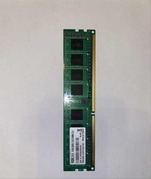 Оперативная память Foxline 8 гб DDR3