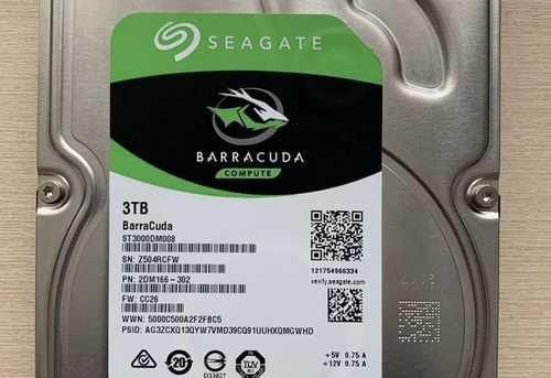 Жесткий диск Seagate 3тб Barracuda