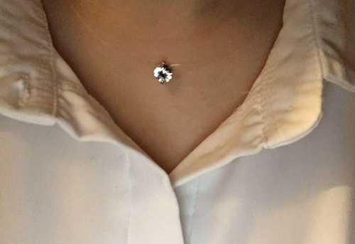 Ожерелье женское Poputton, искуственный бриллиант