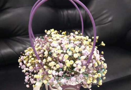 Гипсофила в сумочке доставка цветов