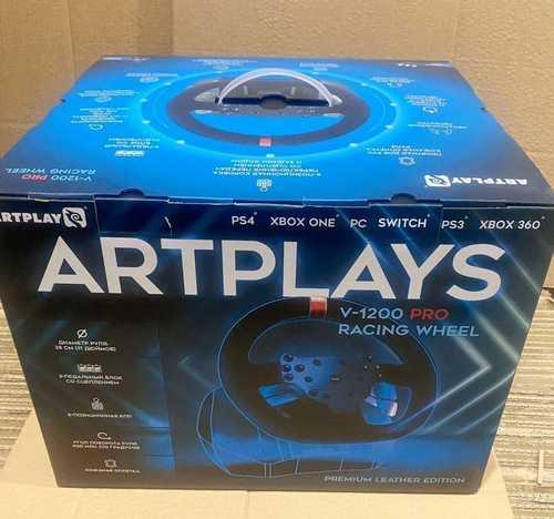 Игровой руль artplays v 1200 pro