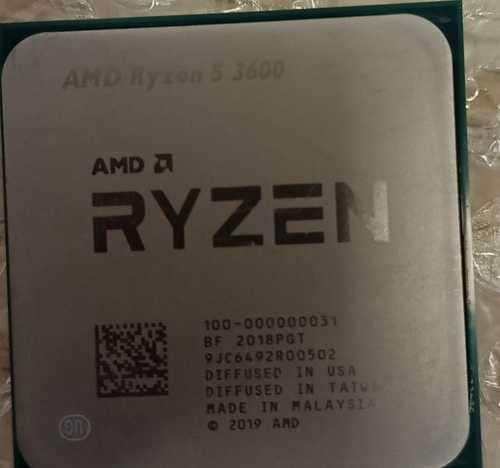 Процессор amd ryzen 5 3600 am4