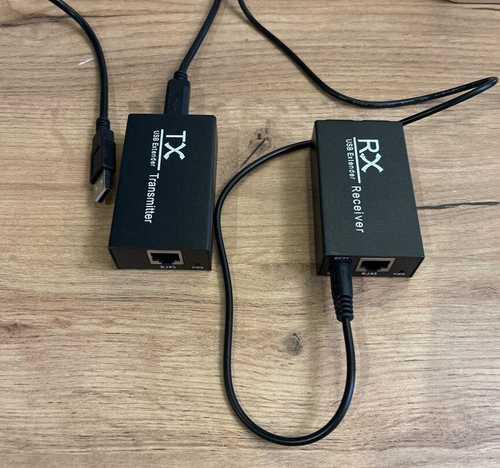 USB 2.0 удлинитель по локальной сети LAN