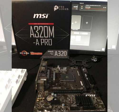 Материнская плата msi a320m a pro