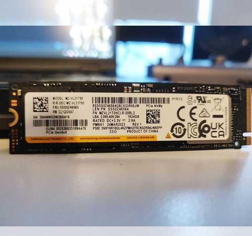 SSD Samsung PM9A1 1TB (oem-версия 980 pro)