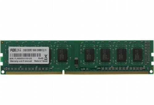 DDR3 2GB FoxLine 1600MHz CL11