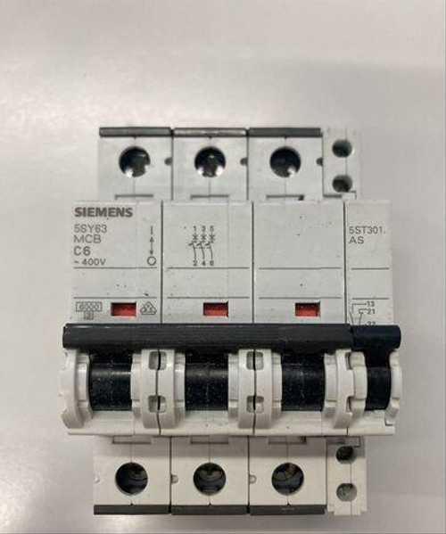 Автоматический выключатель 5SY63 С6 Siemens