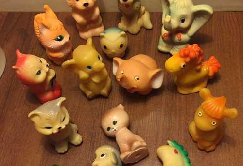 Коллекция резиновых игрушек СССР винтаж