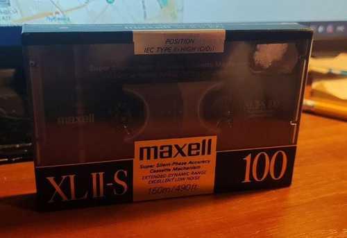 Аудиокассета Maxell XL II-S 100 чистая,новая