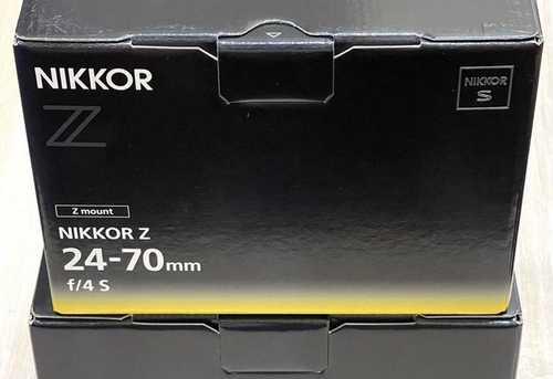 Nikon Z6 II Kit Nikon Z 24-70/4 S, новый