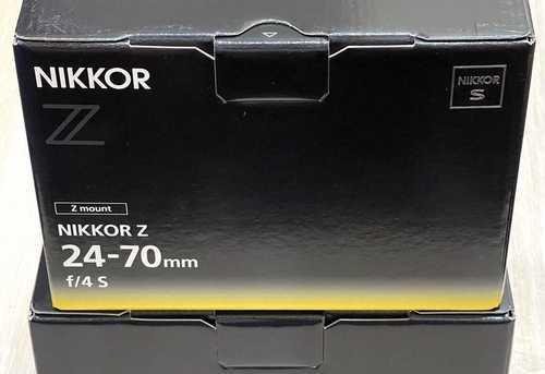 Nikon Z6 II Kit Nikon Z 24-70/4 S, новый